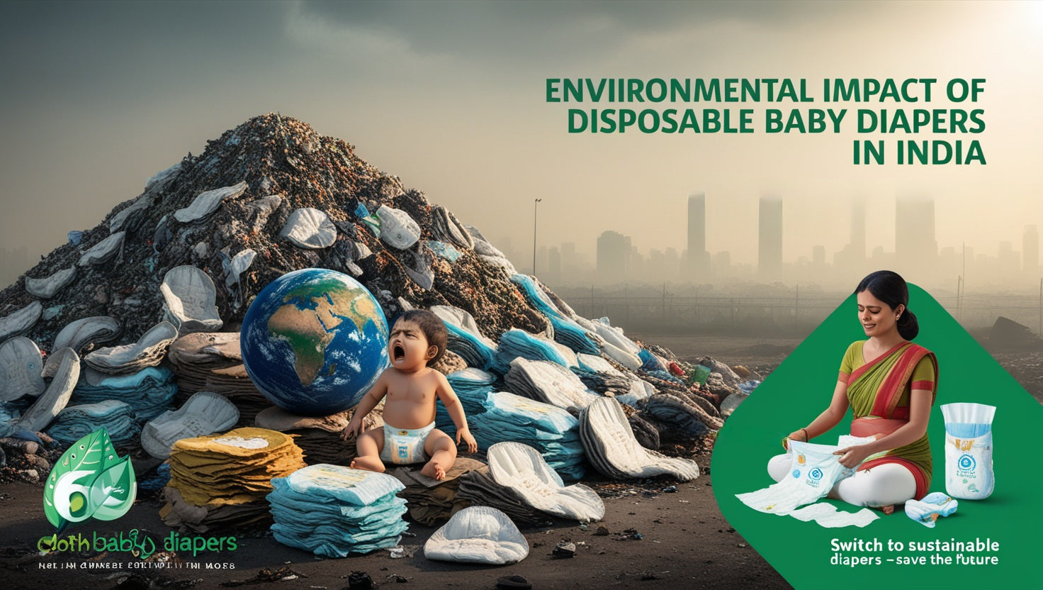 The Impact of Disposable Baby Diapers on Landfills in India – Fluffmaker